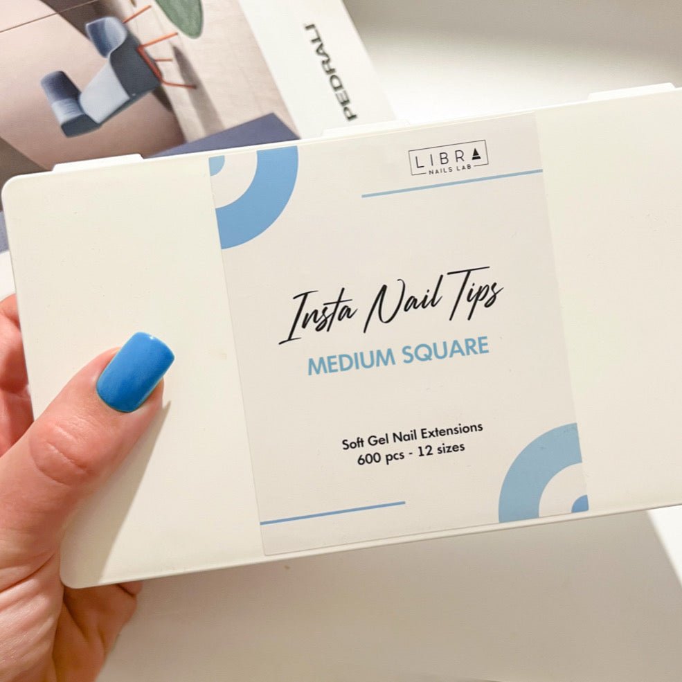 Insta Nail Tips - Medium Square – Libra Nails Lab